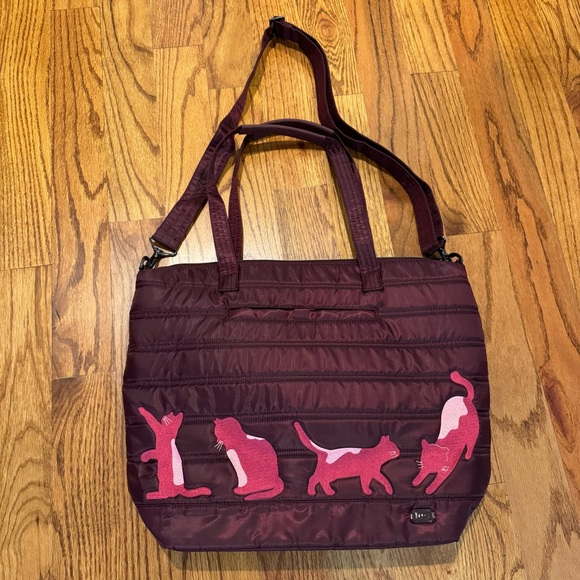 lug | Bags | Lug Apollo Tote Cats Wine | Poshmark